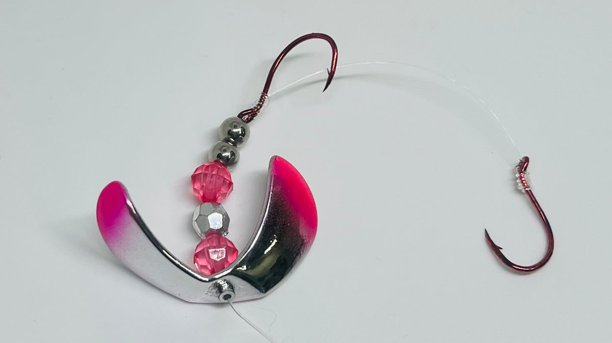 Chrome Pink Worm Harness – BiteRite Lures